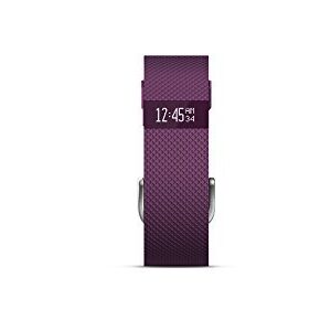 Fitbit Charge HR Wristband, Plum, Large (Renewed)