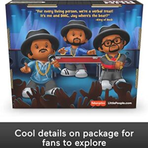 Fisher-Price Little People Collector Run DMC Special Edition Figure Set with 3 Figurines in a Gift Package for Hip Hop Fans [Amazon Exclusive]