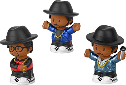 Fisher-Price Little People Collector Run DMC Special Edition Figure Set with 3 Figurines in a Gift Package for Hip Hop Fans [Amazon Exclusive]