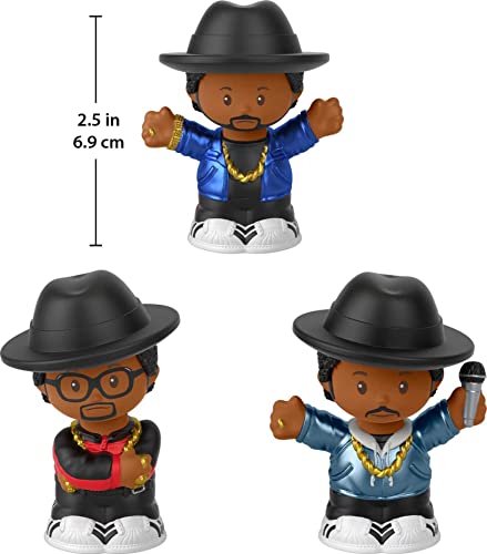 Fisher-Price Little People Collector Run DMC Special Edition Figure Set with 3 Figurines in a Gift Package for Hip Hop Fans [Amazon Exclusive]