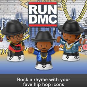 Fisher-Price Little People Collector Run DMC Special Edition Figure Set with 3 Figurines in a Gift Package for Hip Hop Fans [Amazon Exclusive]