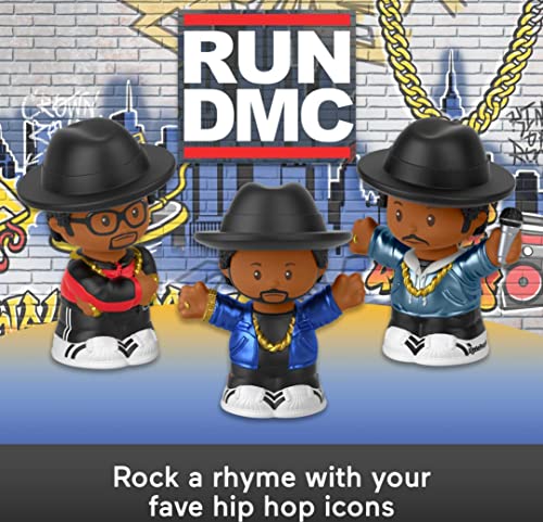 Fisher-Price Little People Collector Run DMC Special Edition Figure Set with 3 Figurines in a Gift Package for Hip Hop Fans [Amazon Exclusive]