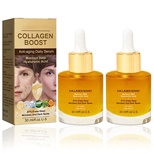 Jonela Beauty Universal Glow Serum, 30ml Pedia Advanced Collagen Boost Anti Aging Serum, Skin Glow Serum, Face Serum Lifting Firm Advanced Deep Anti Wrinkle-Serums, Lighten Spots (2pcs)