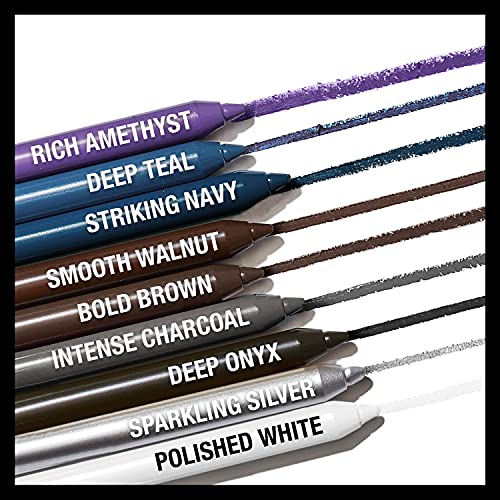 Maybelline TattooStudio Long-Lasting Sharpenable Eyeliner Pencil, Glide on Smooth Gel Pigments with 36 Hour Wear, Waterproof, Deep Onyx, 1 Count