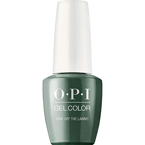 OPI GelColor, Stay Off the Lawn!!, Green Gel Nail Polish, Washington DC Collection, 0.5 fl oz