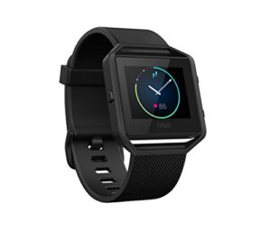 fitbit blaze special edition, gun metal, large (6.7 – 8.1 inch) (us version)