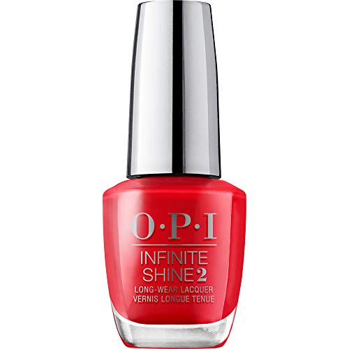 OPI Infinite Shine 2 Long-Wear Lacquer, Red Heads Ahead, Red Long-Lasting Nail Polish, Scotland Collection, 0.5 fl oz