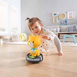 Fisher-Price Laugh & Learn Crawl-After Cat on a Vac, Musical Toy for Crawling Babies and Walking Toddlers