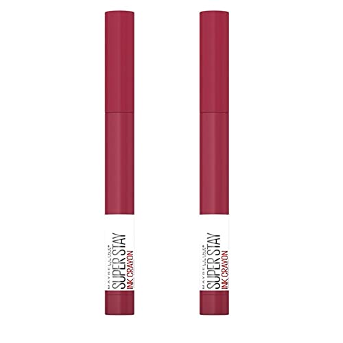 Maybelline New York Pack of 2 Super Stay Ink Crayon Lipstick, Speak Your Mind # 75