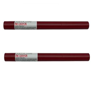 Maybelline New York Pack of 2 Super Stay Ink Crayon Lipstick, Speak Your Mind # 75