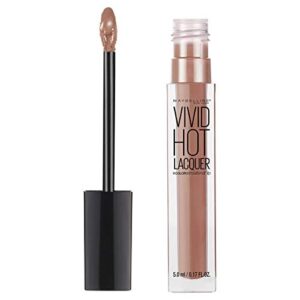 maybelline color sensational vivid hot lacquer lip gloss, unreal, 1 tube