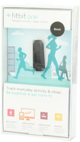 Fitbit One Wireless Activity Plus Sleep Tracker, Black