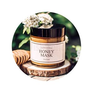 [I'M From] Honey Mask 4.23oz | wash off type, real honey 38.7%, Deep moisturization, Nourishment,and Clear Complexion.