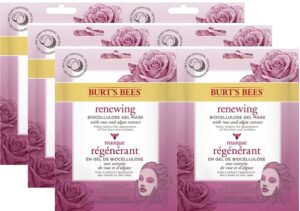 burt’s bees renewing hydrogel eye mask, 6 count