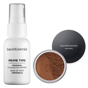 bare minerals prime time foundation primer & matte foundation deepest deep #31