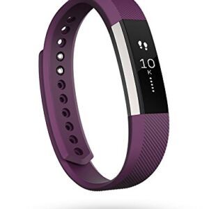 Fitbit Alta Fitness Tracker, Silver/Plum, Small (International Version)