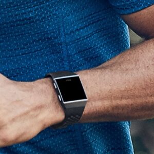 Fitbit Ionic Accessory Sport Band, Black/Gray, Small