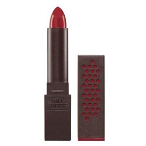 burts bees 100% natural moisturizing lipstick, crimson coast, 1 tube