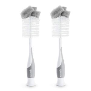 Munchkin® Sponge™ Bottle Brush, 2 Pack, Grey