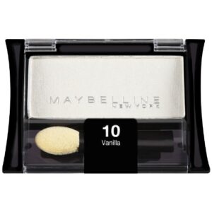 maybelline new york expert wear eyeshadow singles, vanilla 10s, 0.09 ounce