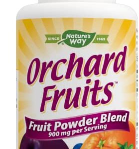 Nature's Way Orchard Fruits Powder Blend, 12 Fruit Blend, 900mg Per Serving, 60 Capsules