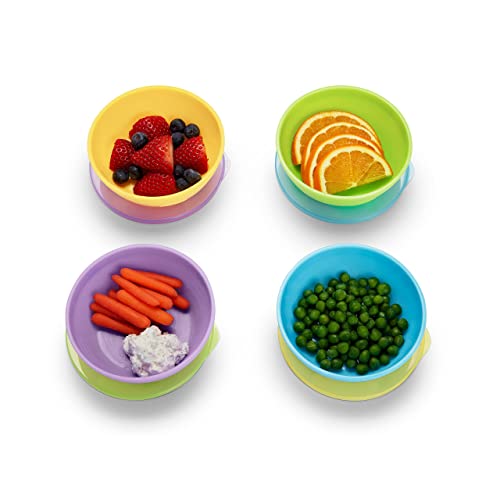 Munchkin Love-a-Bowls 10 Piece Polypropylene Feeding Set, Multicolor