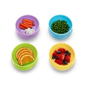 Munchkin Love-a-Bowls 10 Piece Polypropylene Feeding Set, Multicolor