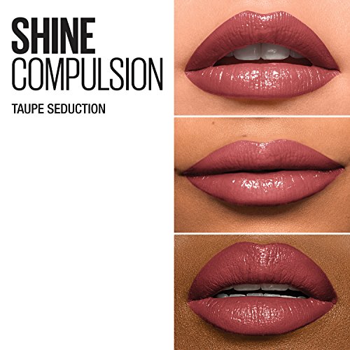 Maybelline New York Color Sensational Shine Compulsion Lipstick Makeup, Taupe Seduction, 0.1 Ounce