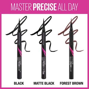 Maybelline Eyestudio Master Precise All Day Waterproof Liquid Eyeliner Makeup, Forest Brown, 1 Count