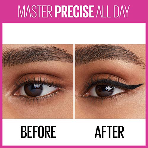 Maybelline Eyestudio Master Precise All Day Waterproof Liquid Eyeliner Makeup, Forest Brown, 1 Count