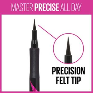 Maybelline Eyestudio Master Precise All Day Waterproof Liquid Eyeliner Makeup, Forest Brown, 1 Count