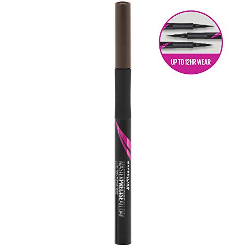 Maybelline Eyestudio Master Precise All Day Waterproof Liquid Eyeliner Makeup, Forest Brown, 1 Count