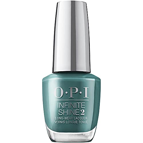 OPI Infinite Shine 2 Long Wear Lacquer, My Studio's on Spring, Green Long-Lasting Nail Polish, Downtown LA Collection, 0.5 fl oz.