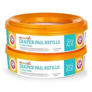 munchkin® arm & hammer diaper pail refill rings, 544 count, 2 pack (272 count each)