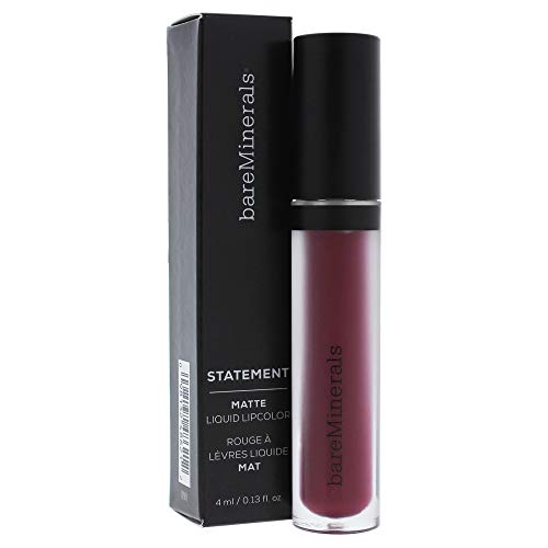 bareMinerals Statement Matte Liquid Lipcolor, Devious, 0.13 Ounce