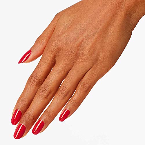 OPI Infinite Shine 2 Long-Wear Lacquer, Color So Hot it Berns, Red Long-Lasting Nail Polish, 0.5 fl oz