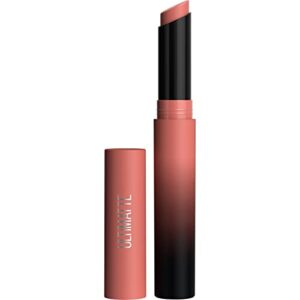 maybelline color sensational ultimatte matte lipstick, non-drying, intense color pigment, more stone, rosey mauve, 1 count