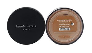 bare escentuals bare minerals matte foundation broad spectrum spf 15, medium tan, 0.21 ounce / 6 gram