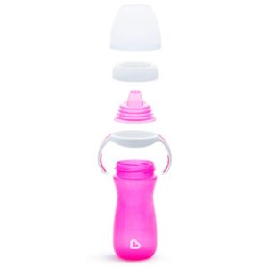 Munchkin® Gentle™ Transition Sippy Cup with Trainer Handles, 10 Ounce, Pink