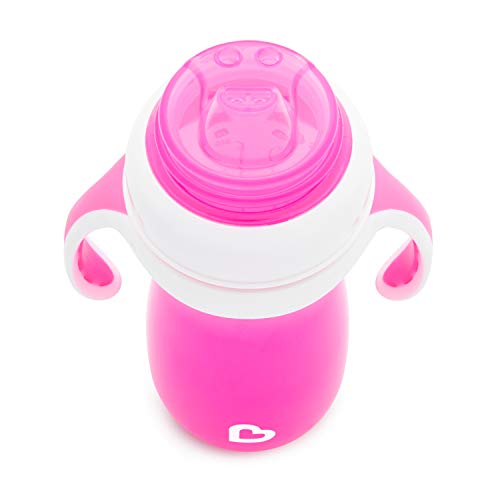 Munchkin® Gentle™ Transition Sippy Cup with Trainer Handles, 10 Ounce, Pink