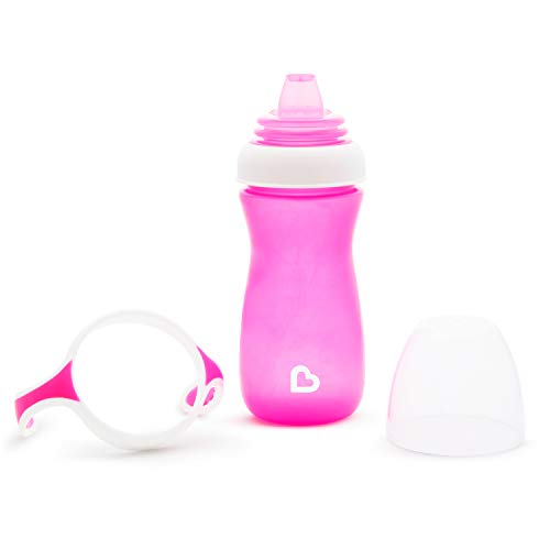 Munchkin® Gentle™ Transition Sippy Cup with Trainer Handles, 10 Ounce, Pink