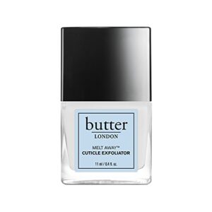 butter london melt away cuticle exfoliator, cuticle remover for healthy looking nails, 0.4 fl oz (pack of 1)