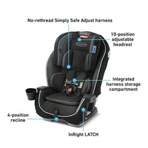 Graco Milestone 3 in 1 Car Seat, Infant to Toddler Car Seat, Gotham