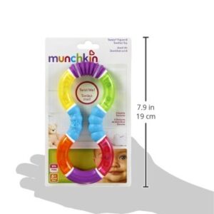 Munchkin Twisty Figure 8 Baby Teether Toy, BPA Free, 6+ Months