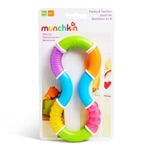 Munchkin Twisty Figure 8 Baby Teether Toy, BPA Free, 6+ Months