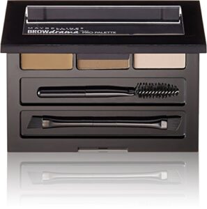 maybelline brow drama pro eyebrow palette, blonde, 0.1 oz.