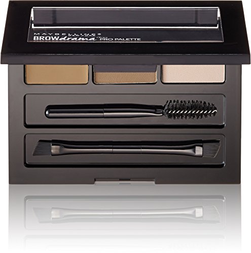 Maybelline Brow Drama Pro Eyebrow Palette, Blonde, 0.1 oz.