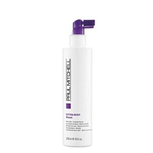 paul mitchell extra-body boost volumizing spray, lifts + volumizes, for fine hair, 8.5 fl oz