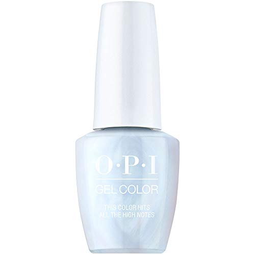 OPI GelColor, This Color Hits all the High Notes, Blue Gel Nail Polish, Milan Collection, 0.5 fl oz