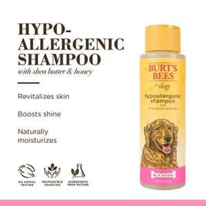 Burt's Bees for Dogs Natural Hypoallergenic Dog Shampoo with Shea Butter and Honey | Shampoo for All Dogs and Puppies with Dry or Sensitive Skin | Made in the USA | 16 Ounces